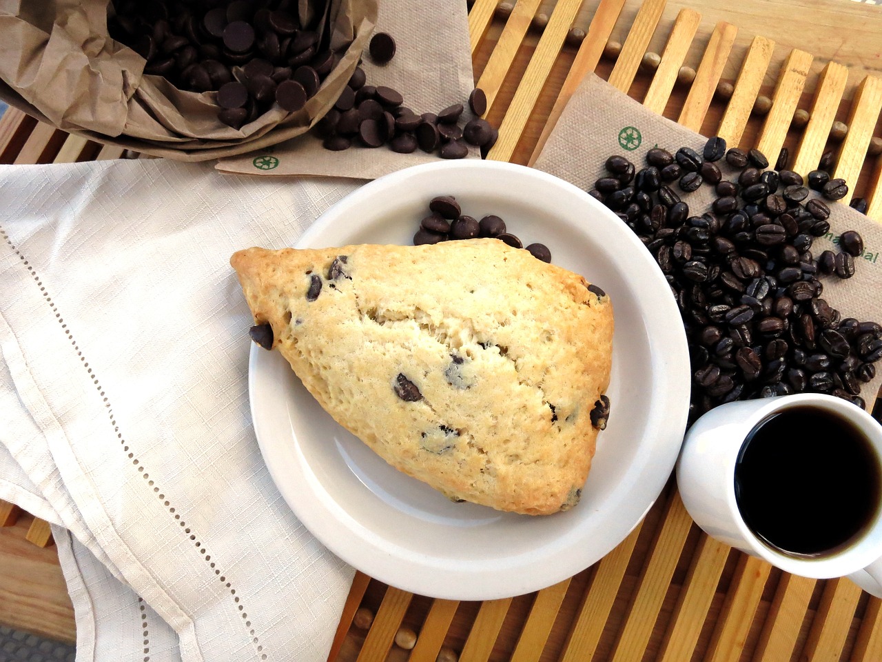 Scones με σοκολάτα και μπανάνα, το πρωινό της οικογένειας