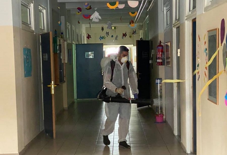 Απολυμάνσεις σε όλα τα σχολεία του Δ. Ωραιοκάστρου
