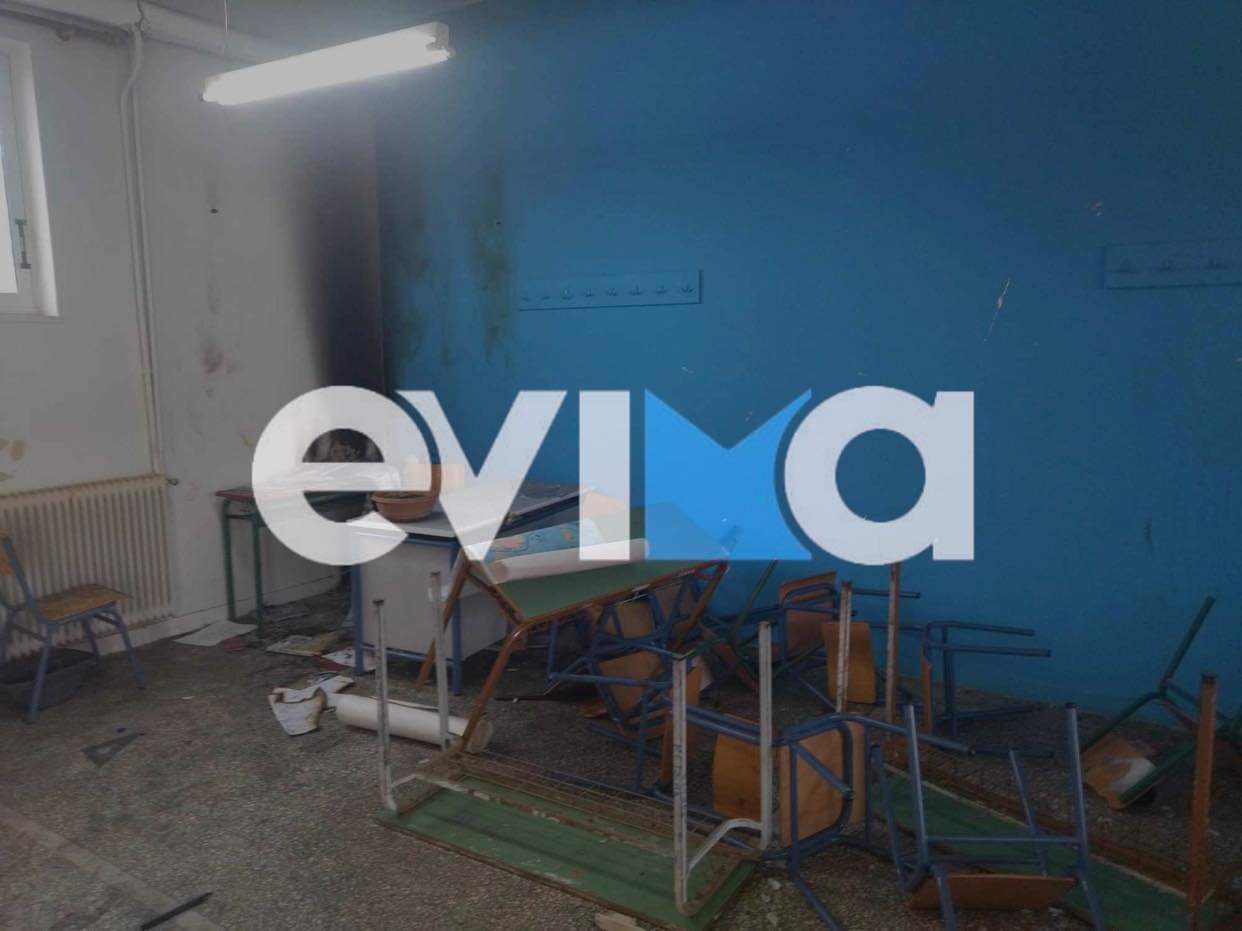 Χαλκίδα: Εξωσχολικοί βανδάλισαν σχολείο υπό κατάληψη