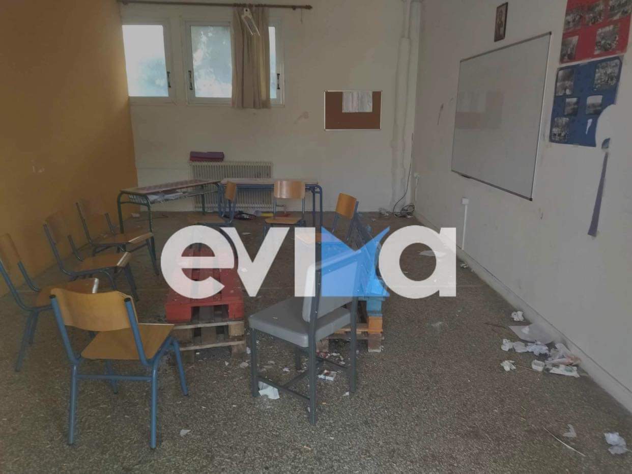 Χαλκίδα: Εξωσχολικοί βανδάλισαν σχολείο υπό κατάληψη